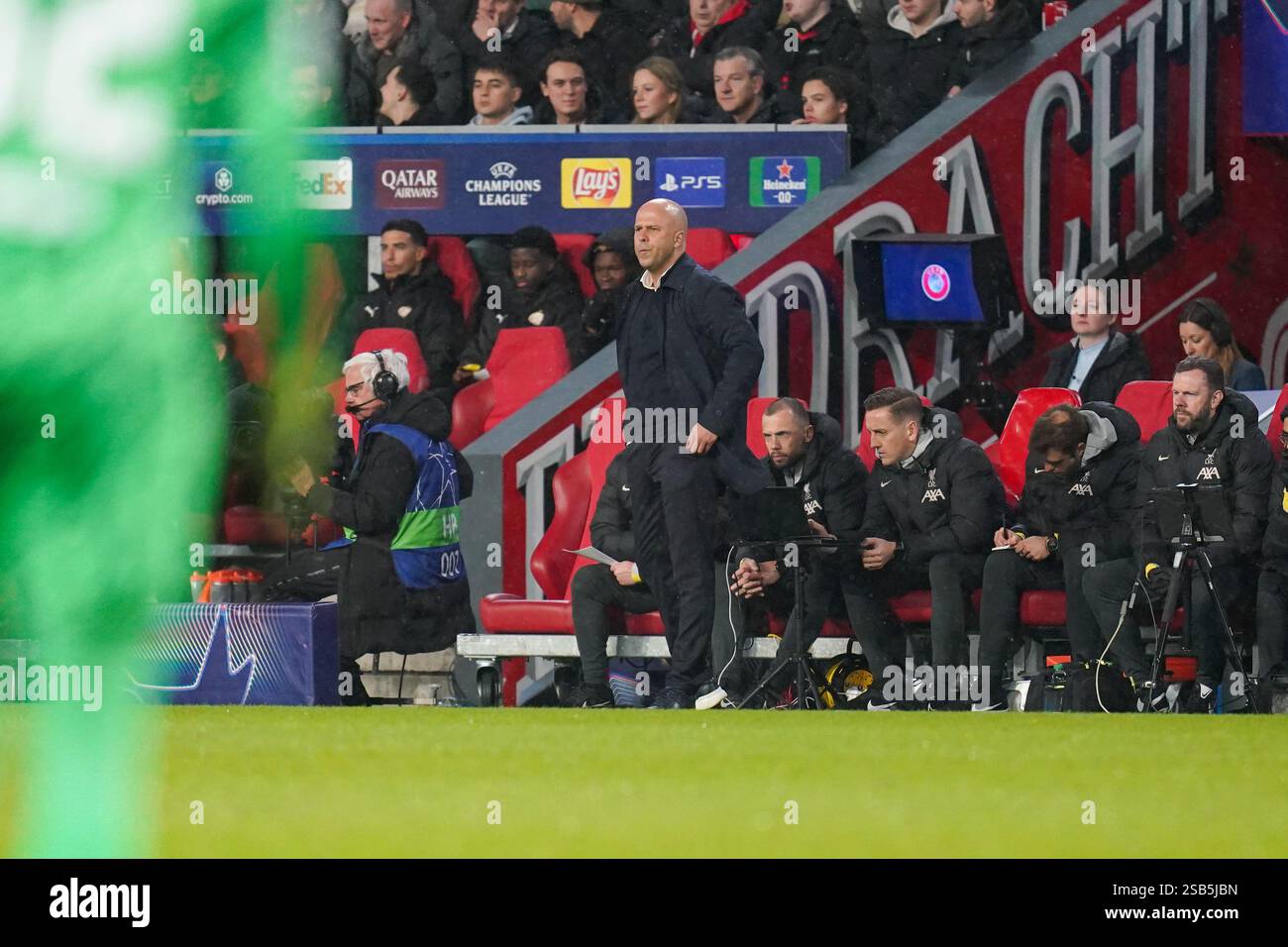 Eindhoven, Netherlands. 29th Jan, 2025. Liverpool FC manager Arne Slot ...