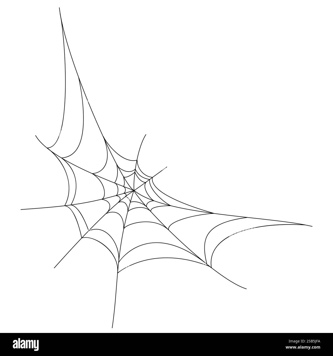 spider web background for hallowen design. spider web line art. Vector ...