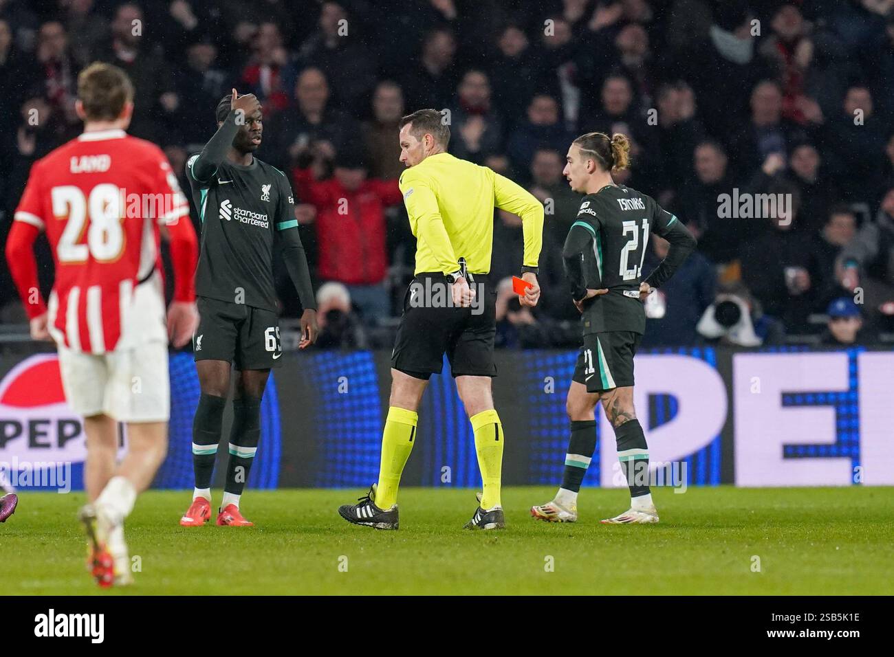 Eindhoven, Netherlands. 29th Jan, 2025. Liverpool FC defender Amara ...