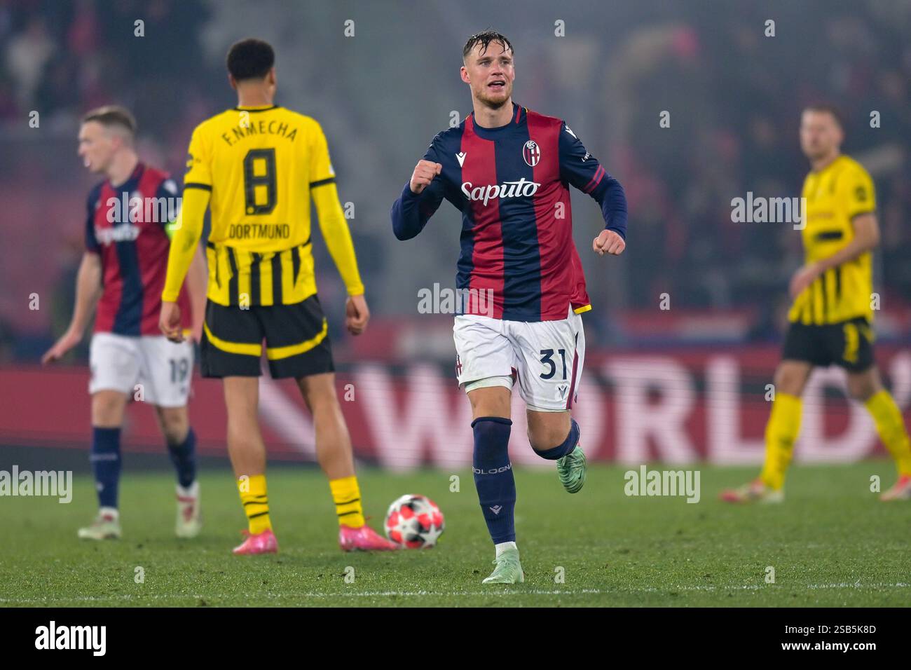 Bologna, Italy. 21st Jan, 2025. Bologna's Sam Beukema portrait during ...