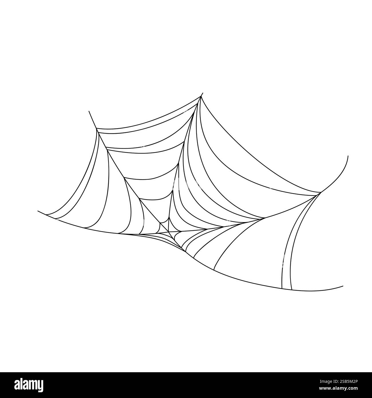 spider web background for hallowen design. spider web line art. Vector ...