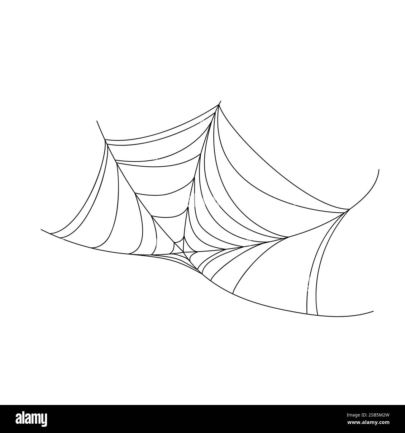 Cobweb border black horror Cut Out Stock Images & Pictures - Alamy