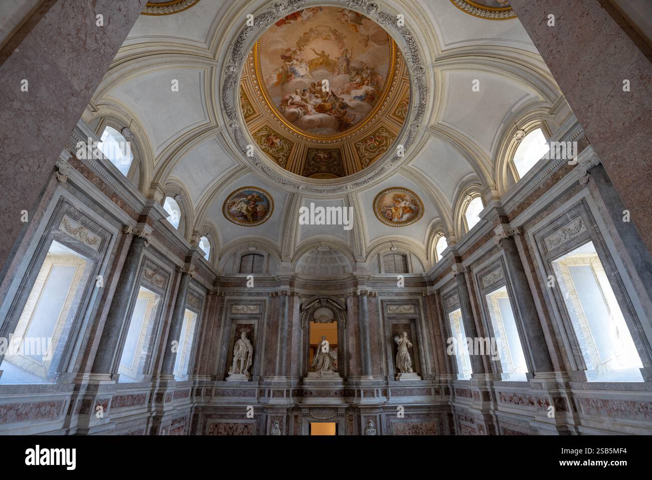 Caserta, Italy - May 24, 2024: The Interiors of Caserta Castle in Italy ...