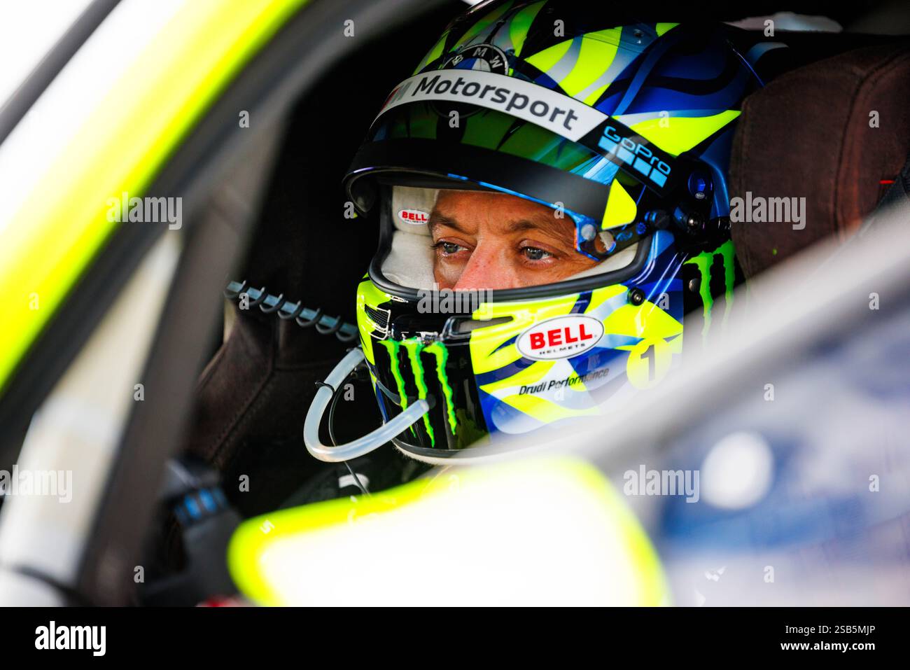 Bathurst, Australia. 01st Feb, 2025. Valentino Rossi of the #46 Team WRT team seen in the garage ...
