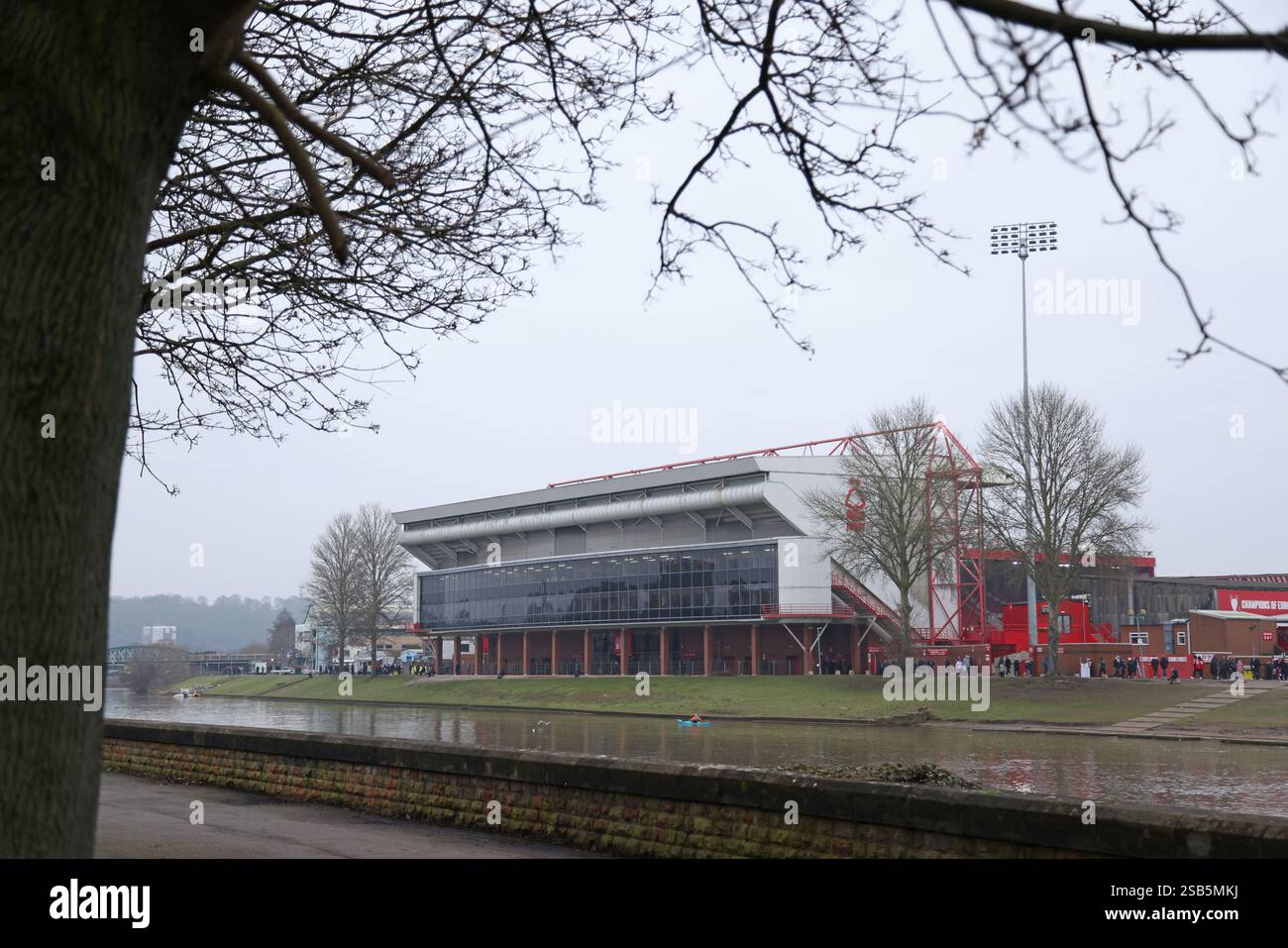 Nottingham, UK. 01st Feb, 2025. The City Ground, beside the River Trent ...