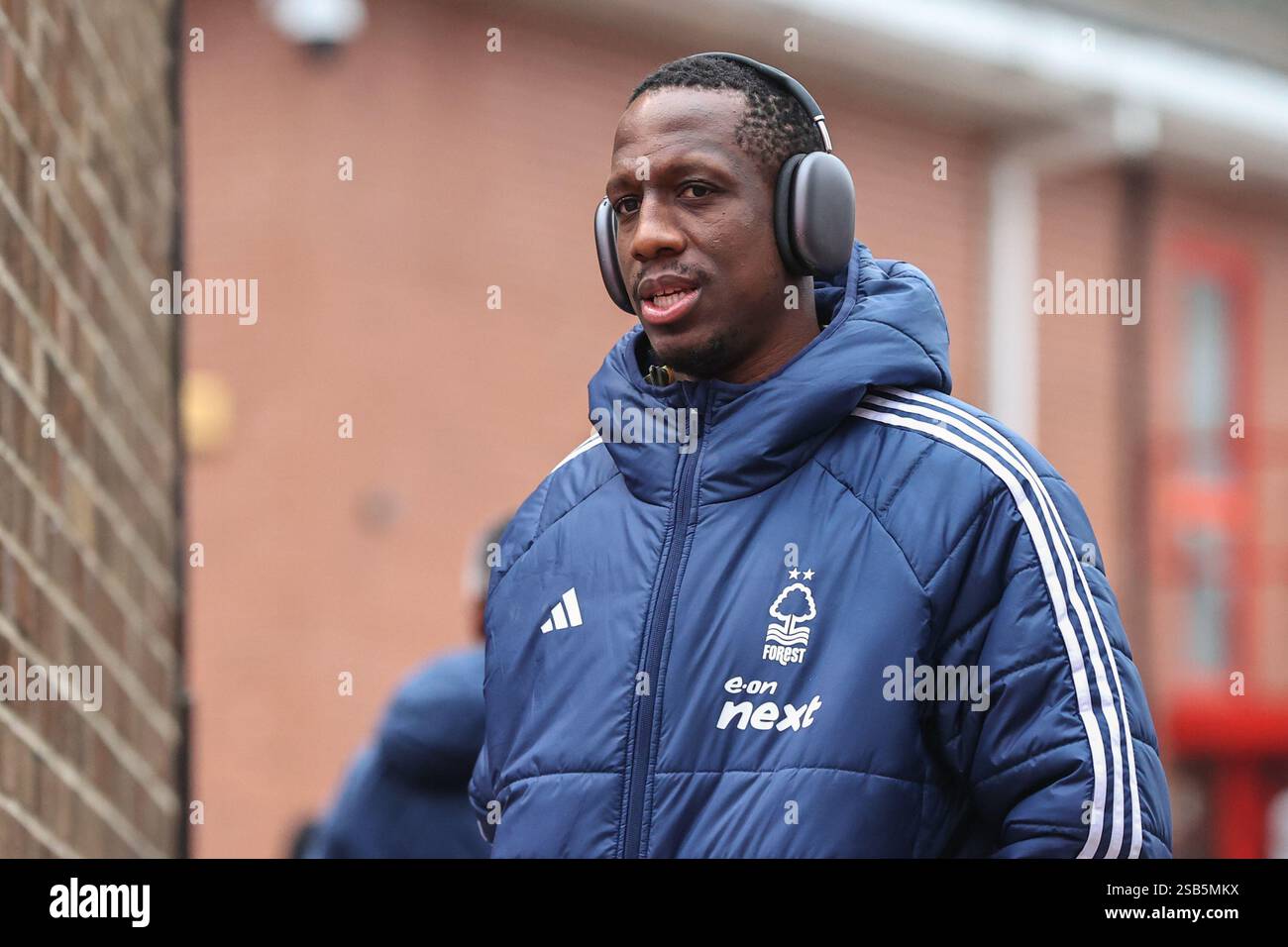 Willy Boly of Nottingham Forest arrives during the Premier League match ...