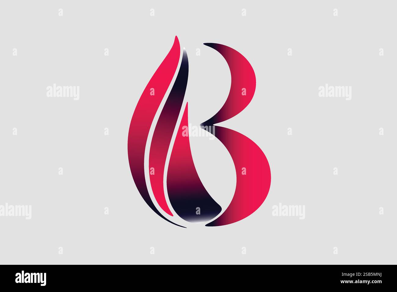 B Logo Design Professional & Unique Stock Vector Image & Art - Alamy