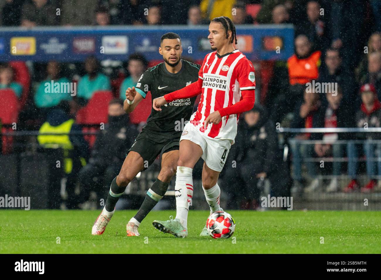 Eindhoven, Netherlands. 29th Jan, 2025. Liverpool FC forward Cody Gakpo ...