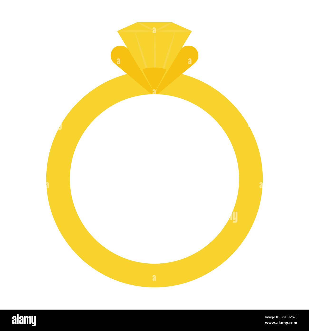 Golden Engagement Ring Cartoon Icon Stock Vector Image & Art - Alamy