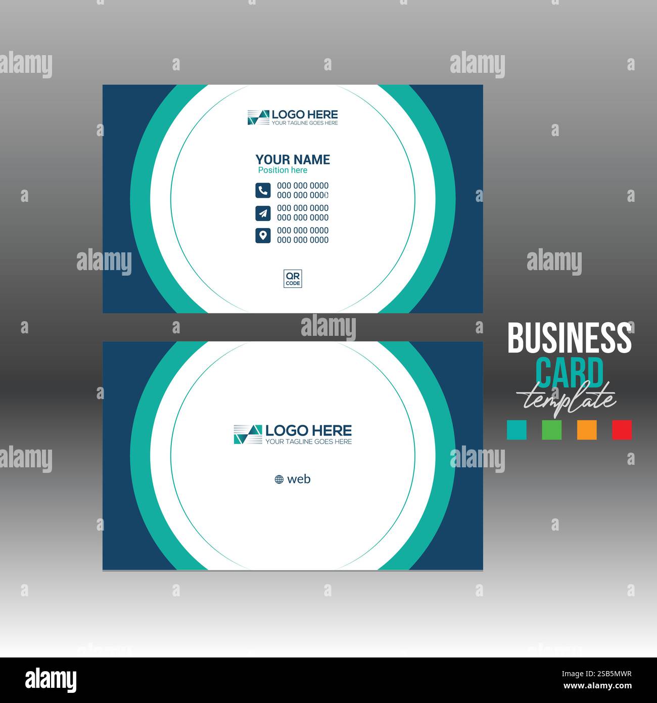 vector business card design for corporate and any best company use ...