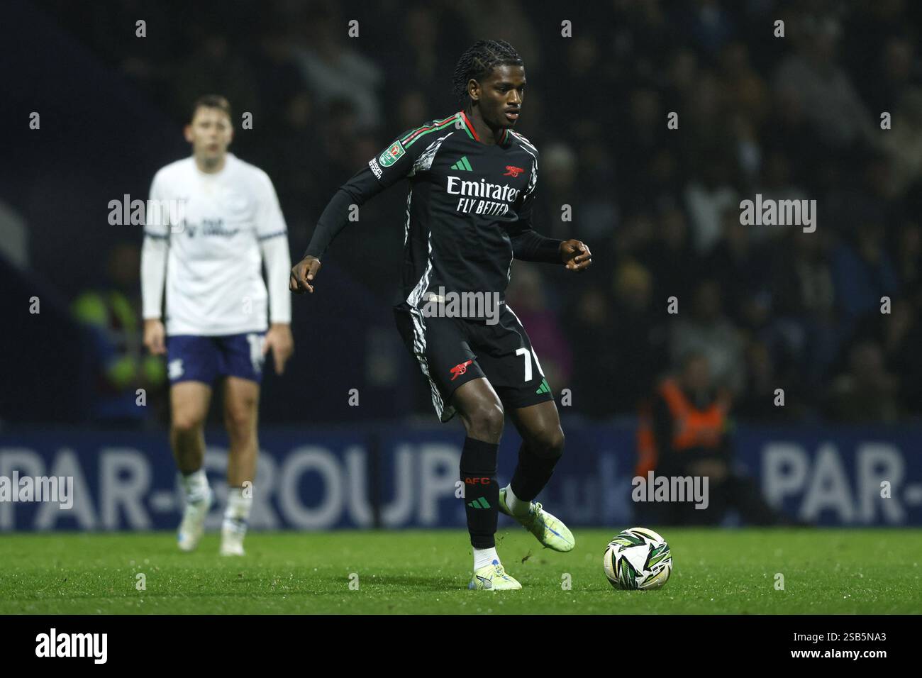 File photo dated 30-10-2024 of Arsenal's Ayden Heaven. Manchester ...