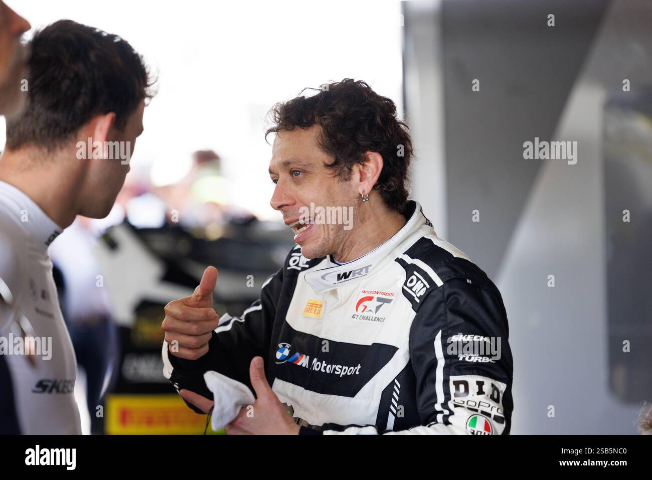 Bathurst, Australia. 01st Feb, 2025. Valentino Rossi of the #46 Team WRT team seen in the garage ...