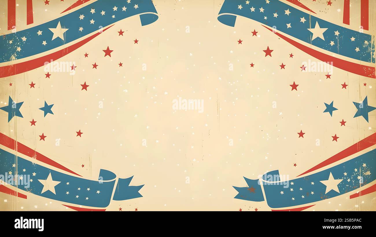 This vintage-inspired American poster design features a classic ...