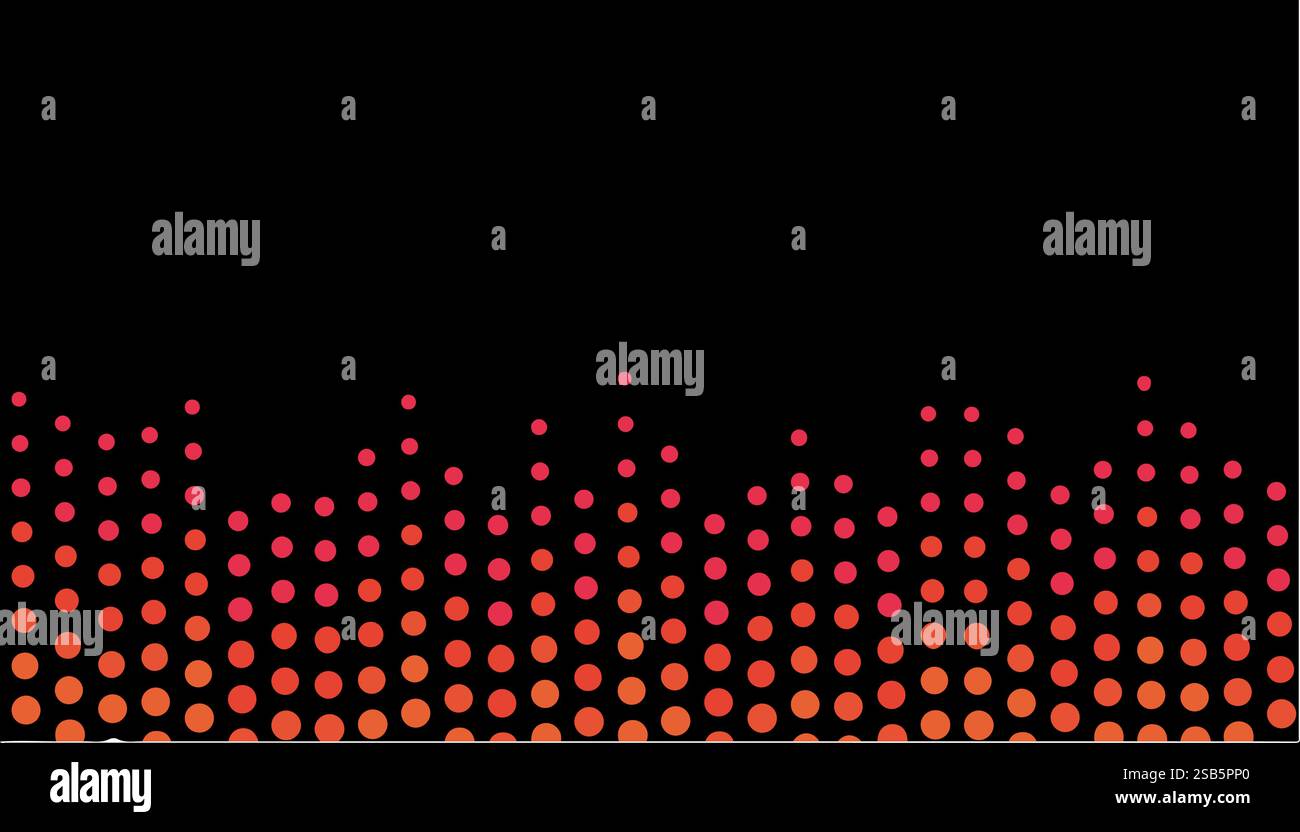 Vibrant gradient background with circles in warm hues creates a dynamic ...