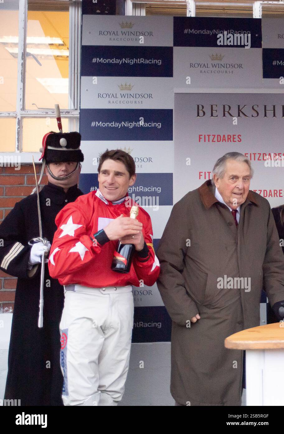 FILE PICS. 1st February, 2025. Racehorse owner, John Hales (R) has ...