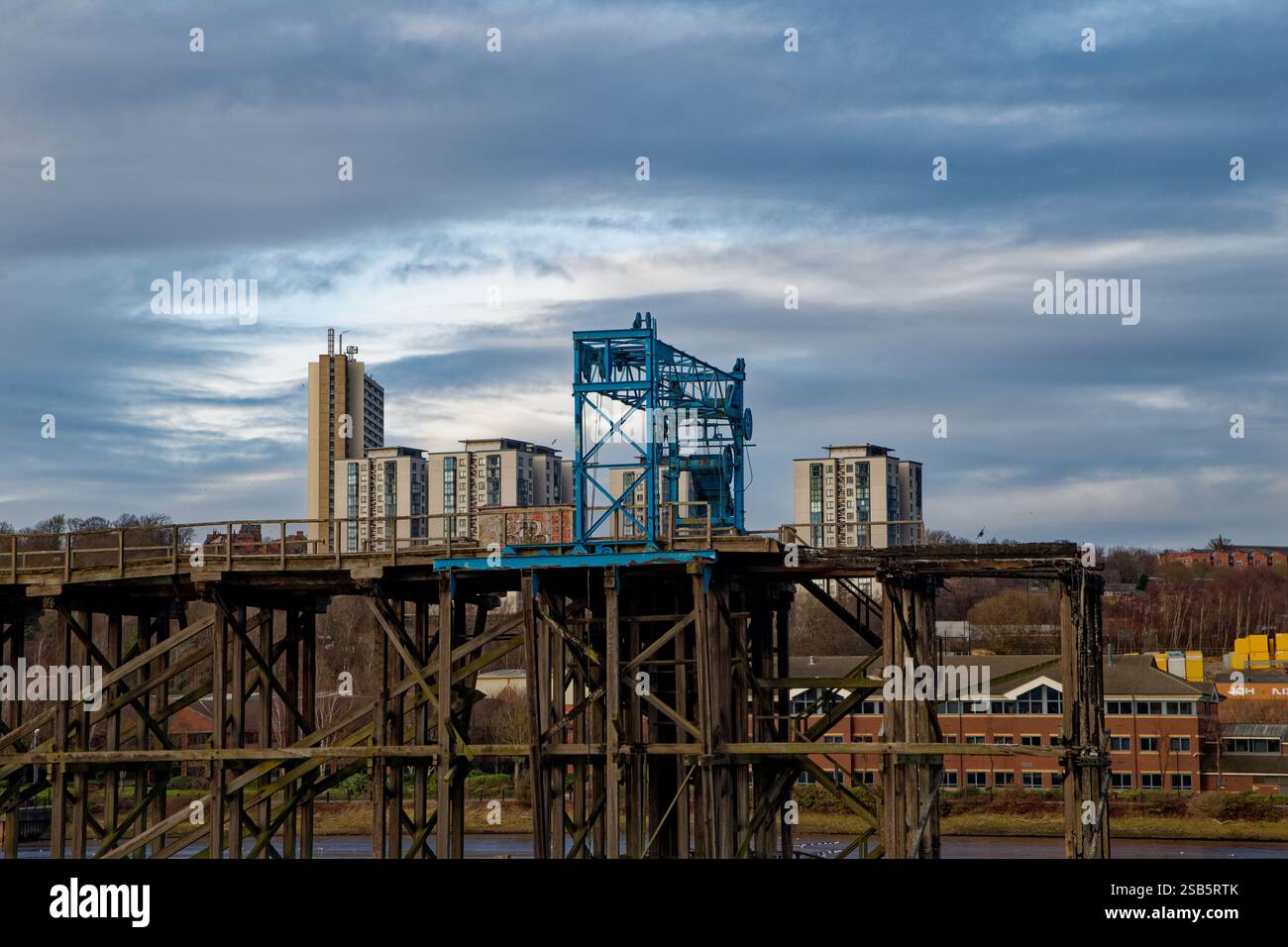 The tower blocks of Elswick frame the background to the historic ...