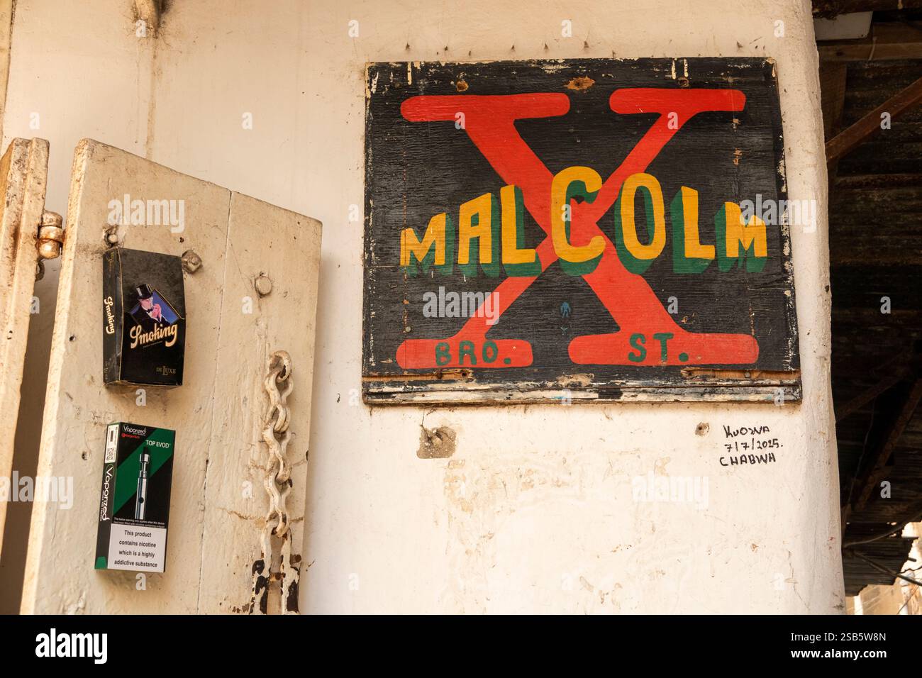 Africa Tanzania, Zanzibar, Stonetown, old town, Hurumzi Street, Malcolm ...