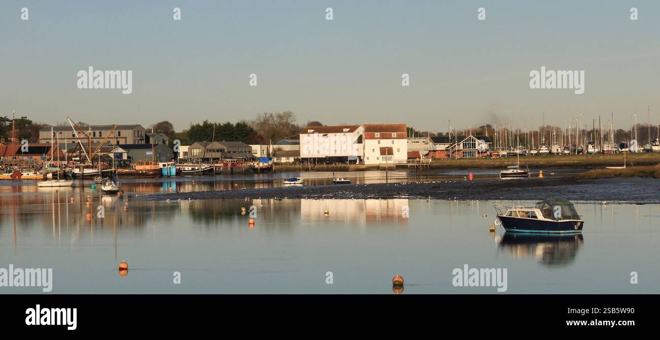 Woodbridge Tide Mill and River Deben Stock Photo - Alamy