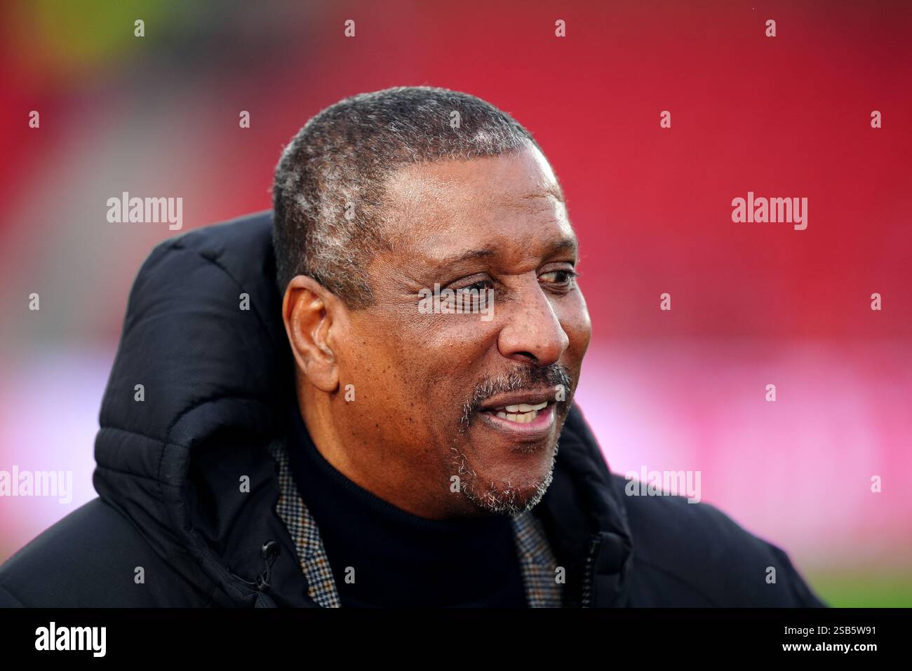 Former Nottingham Forest player Viv Anderson at the City Ground ...