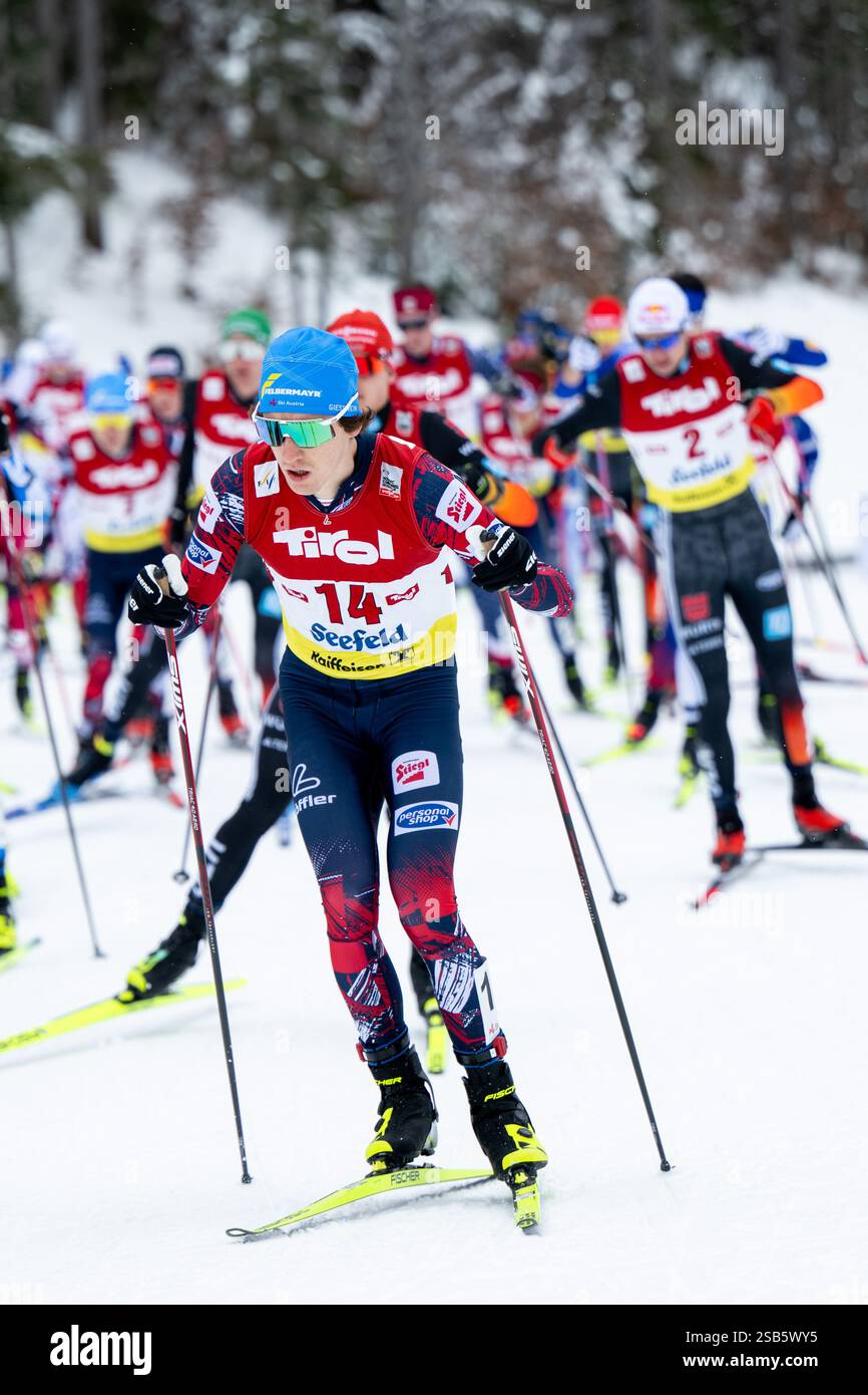 RETTENEGGER Thomas (Oesterreich) beim 10 km Langlauf, AUT, FIS ...