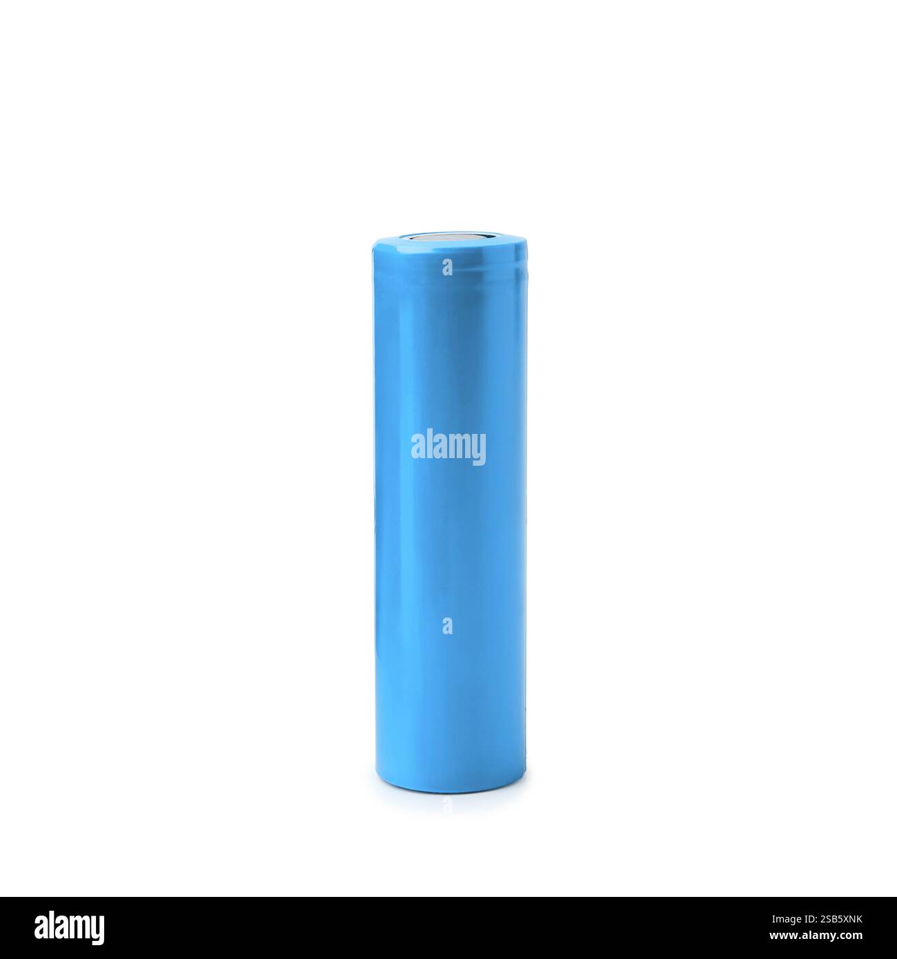 Light blue AA alkaline battery isolated on white Stock Photo - Alamy