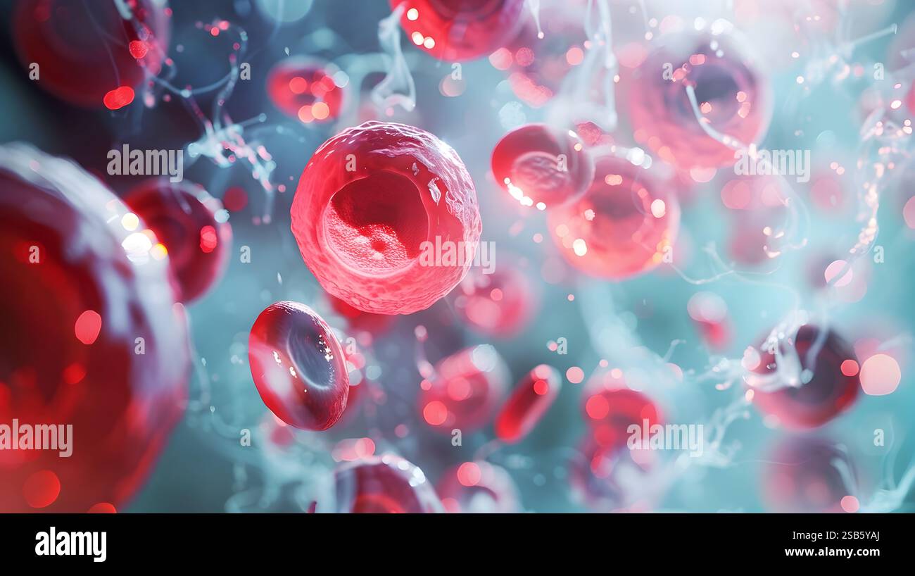 This high-detail close-up macro photograph captures an abstract ...