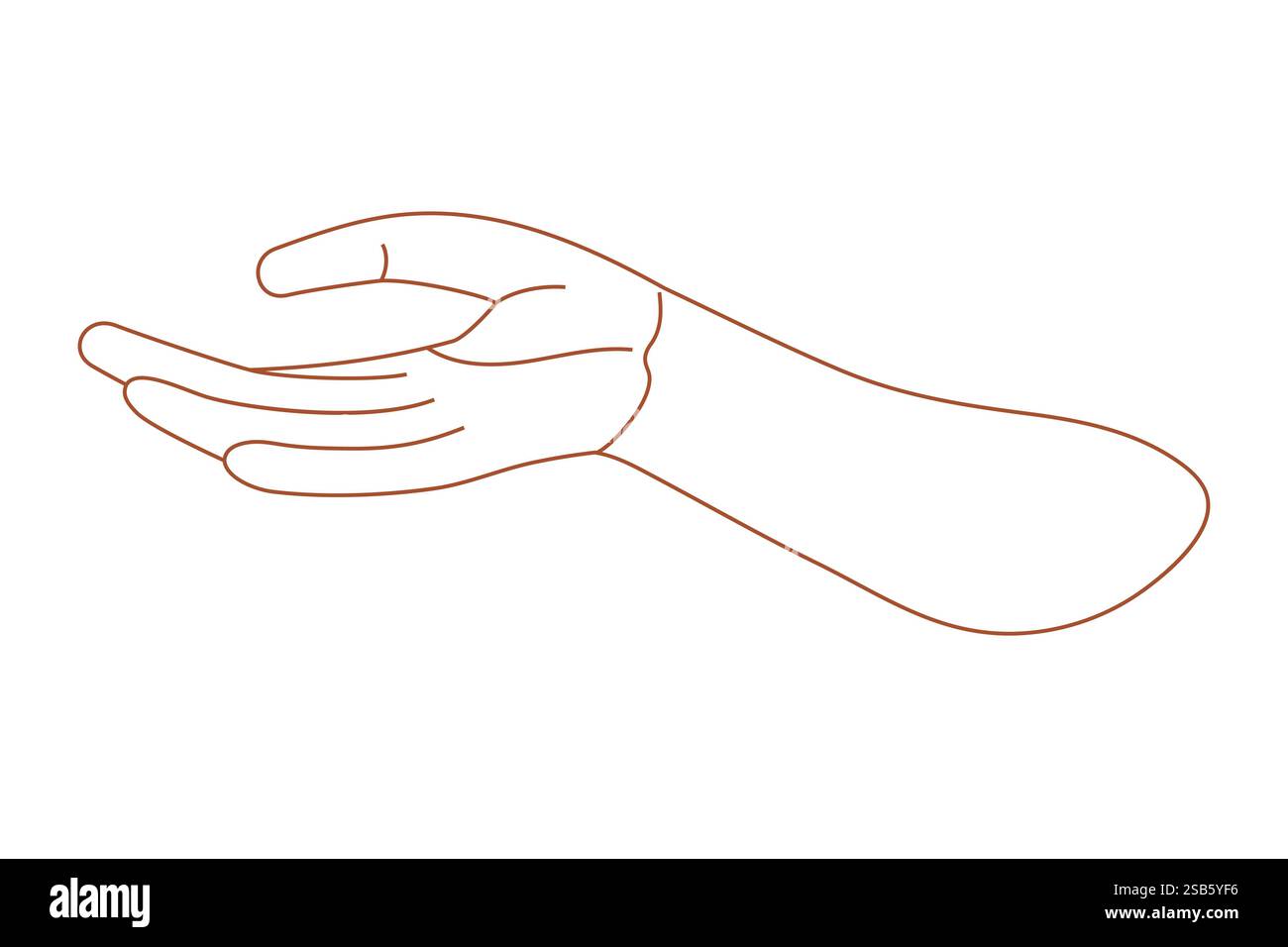 Webrealistic human hands, signs and gestures. Vector illustration Stock ...