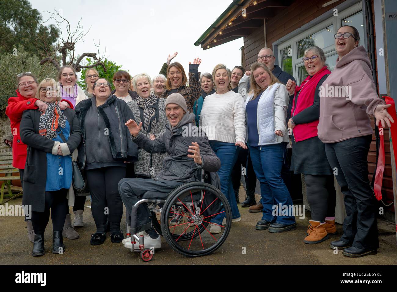 Steve Brown opens new craft cabin for the Crafty Collective in Halfway ...