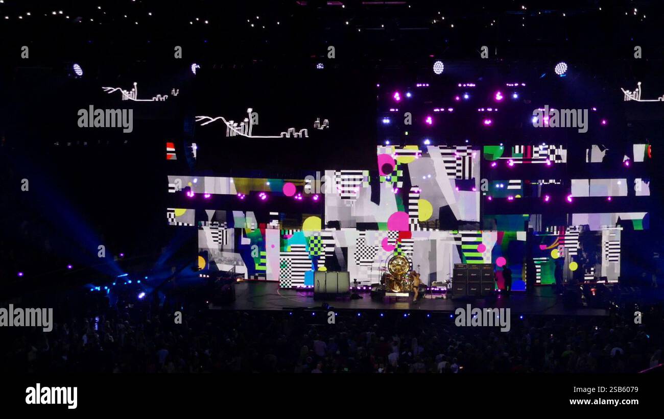 Inglewood, California, USA 30th January 2025 Musicians Flea, Anthony ...