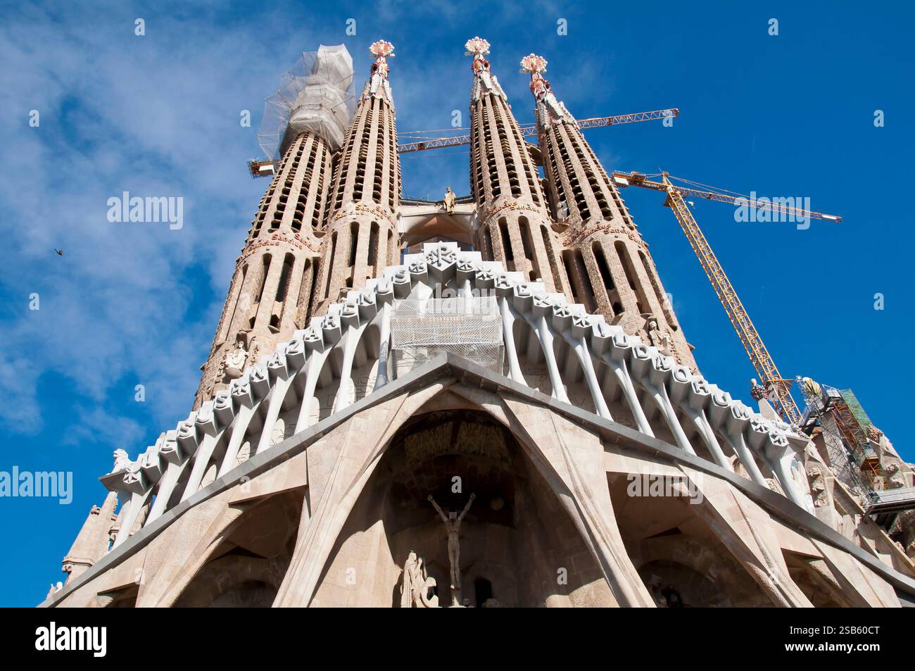 January 2018. Advanced works of the Holy Family Basilica by Antoni ...