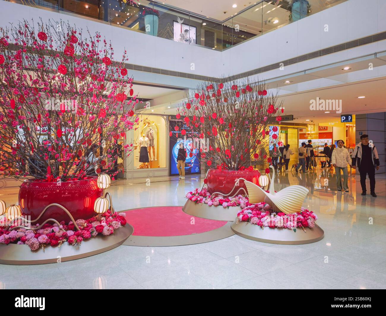 Hong Kong, China - February 01, 2025 : A vibrant Chinese New Year ...