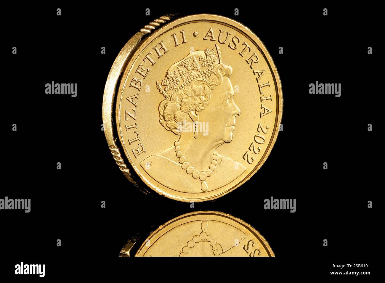 Australian $2 coin featuring the Honey Bee design that won an award for ...