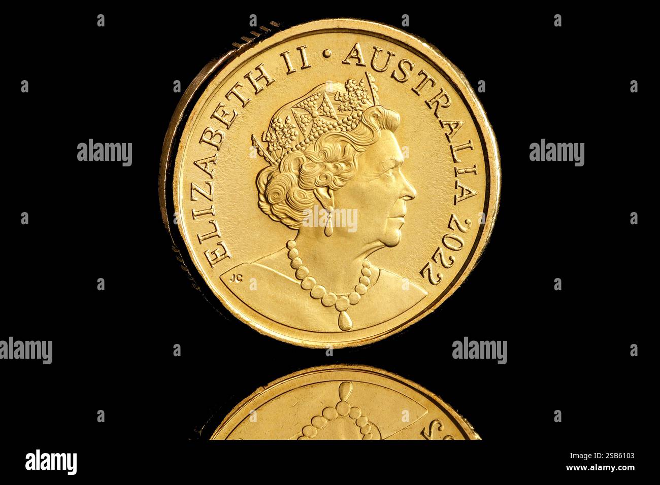 Australian $2 coin featuring the Honey Bee design that won an award for ...