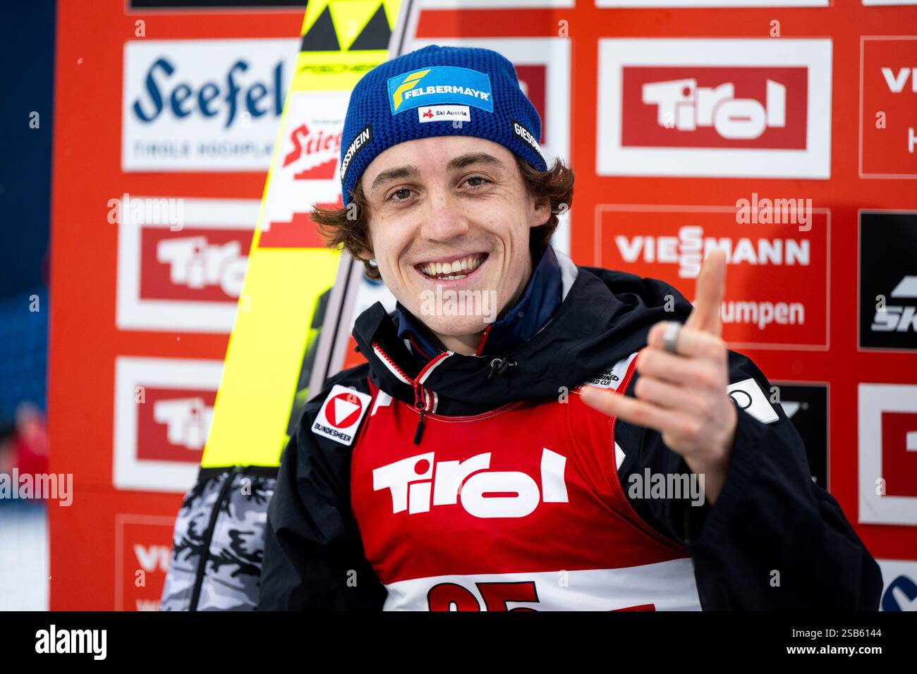 RETTENEGGER Thomas (Oesterreich) im Ziel nach dem Skispringen, AUT, FIS ...