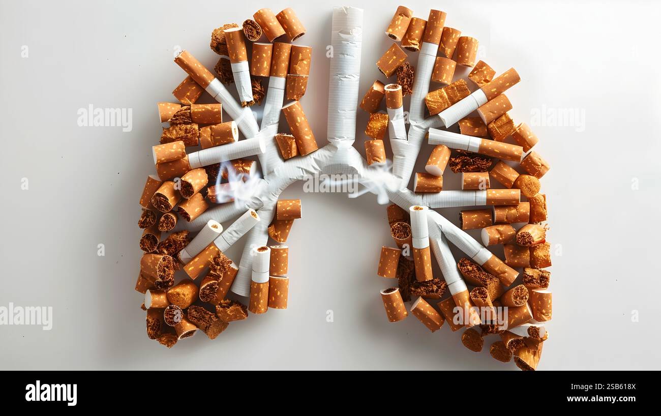 This striking image offers a powerful visual metaphor for the damaging ...