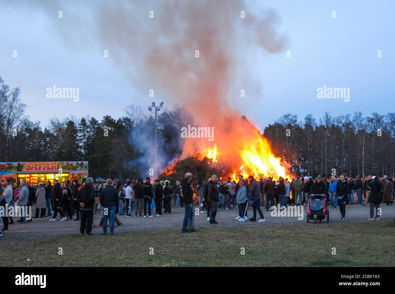 The arrival of spring is celebrated in Valborg april 30th with fire ...