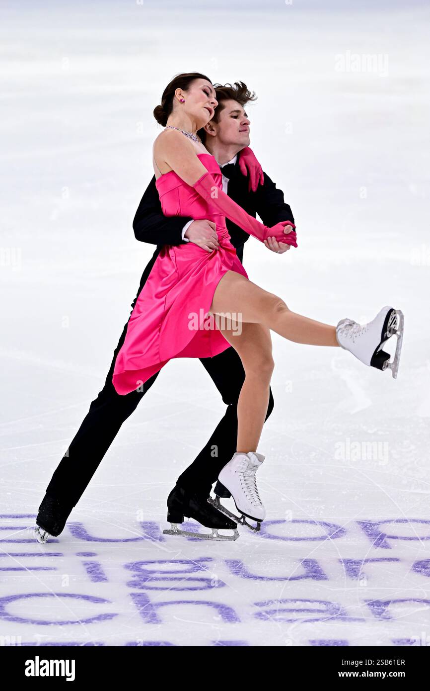Carolane SOUCISSE & Shane FIRUS (IRL), during Ice Dance Free Dance, at ...