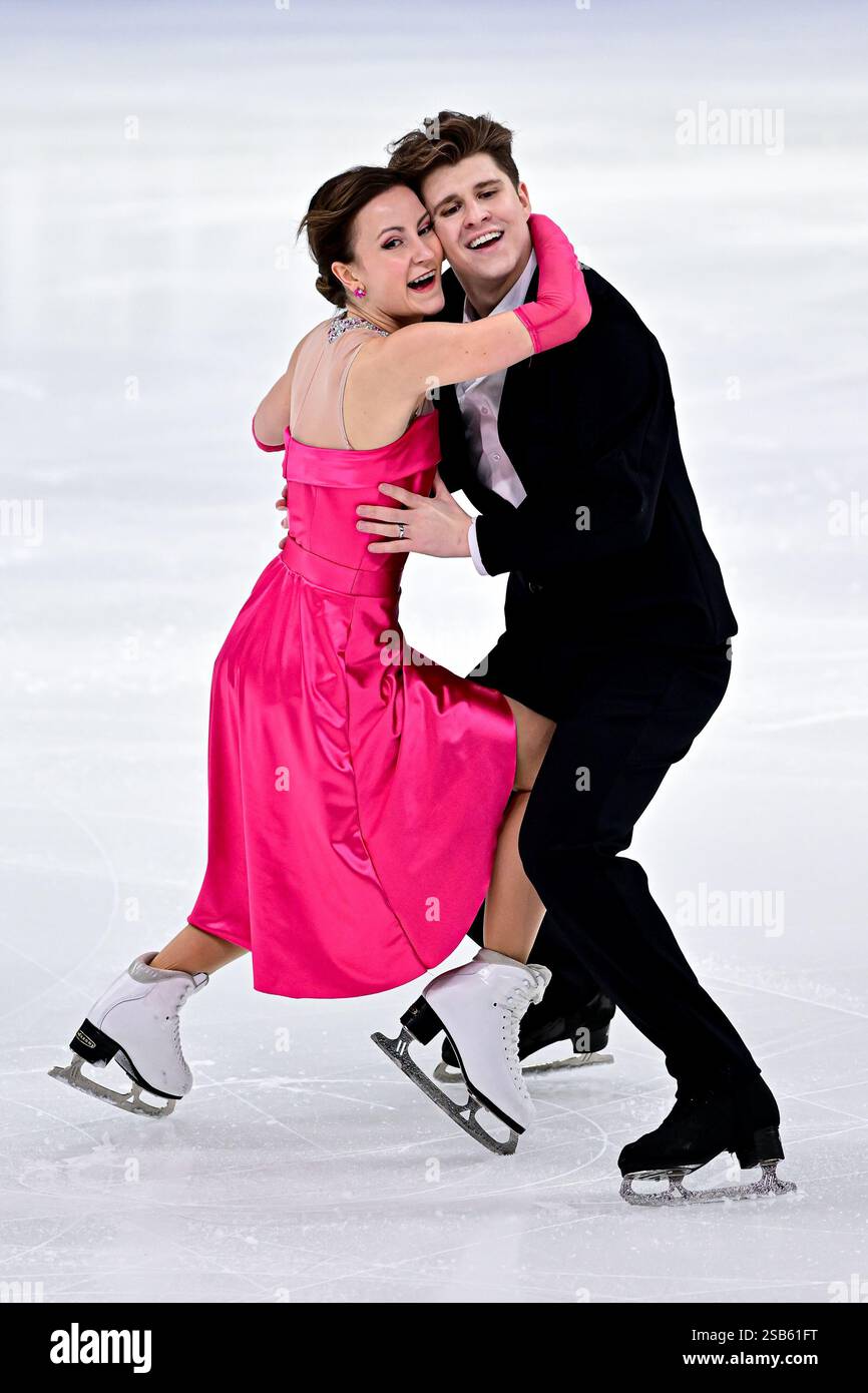 Carolane SOUCISSE & Shane FIRUS (IRL), during Ice Dance Free Dance, at ...