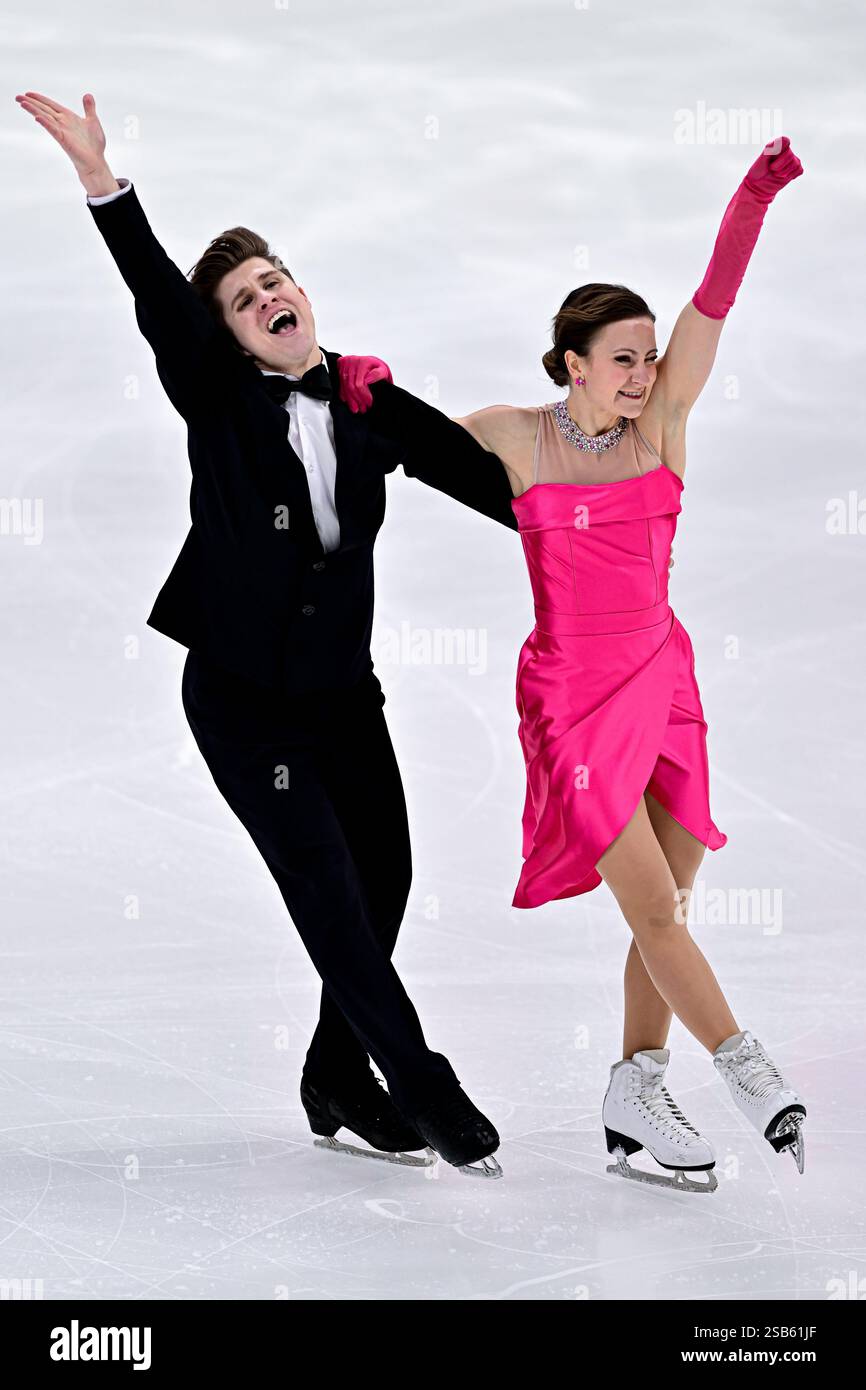 Carolane SOUCISSE & Shane FIRUS (IRL), during Ice Dance Free Dance, at ...