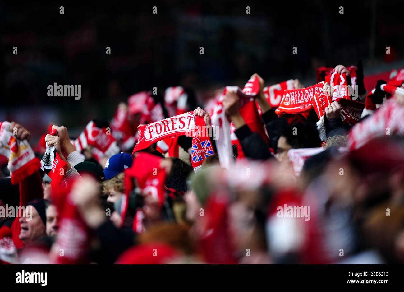 Nottingham Forest fans during the Premier League match at the City ...