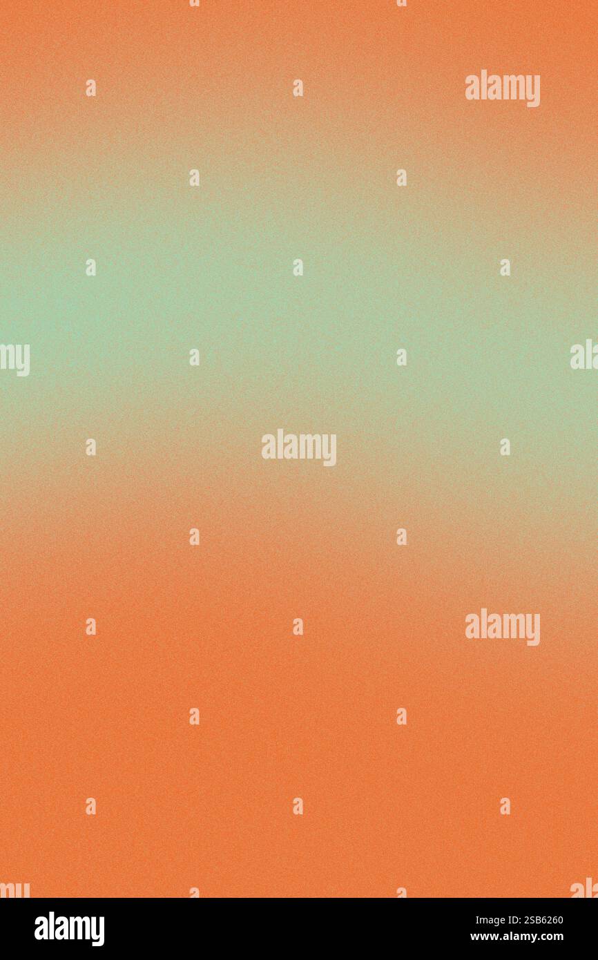 Abstract muted orange background with translucent green stripe. Noise ...