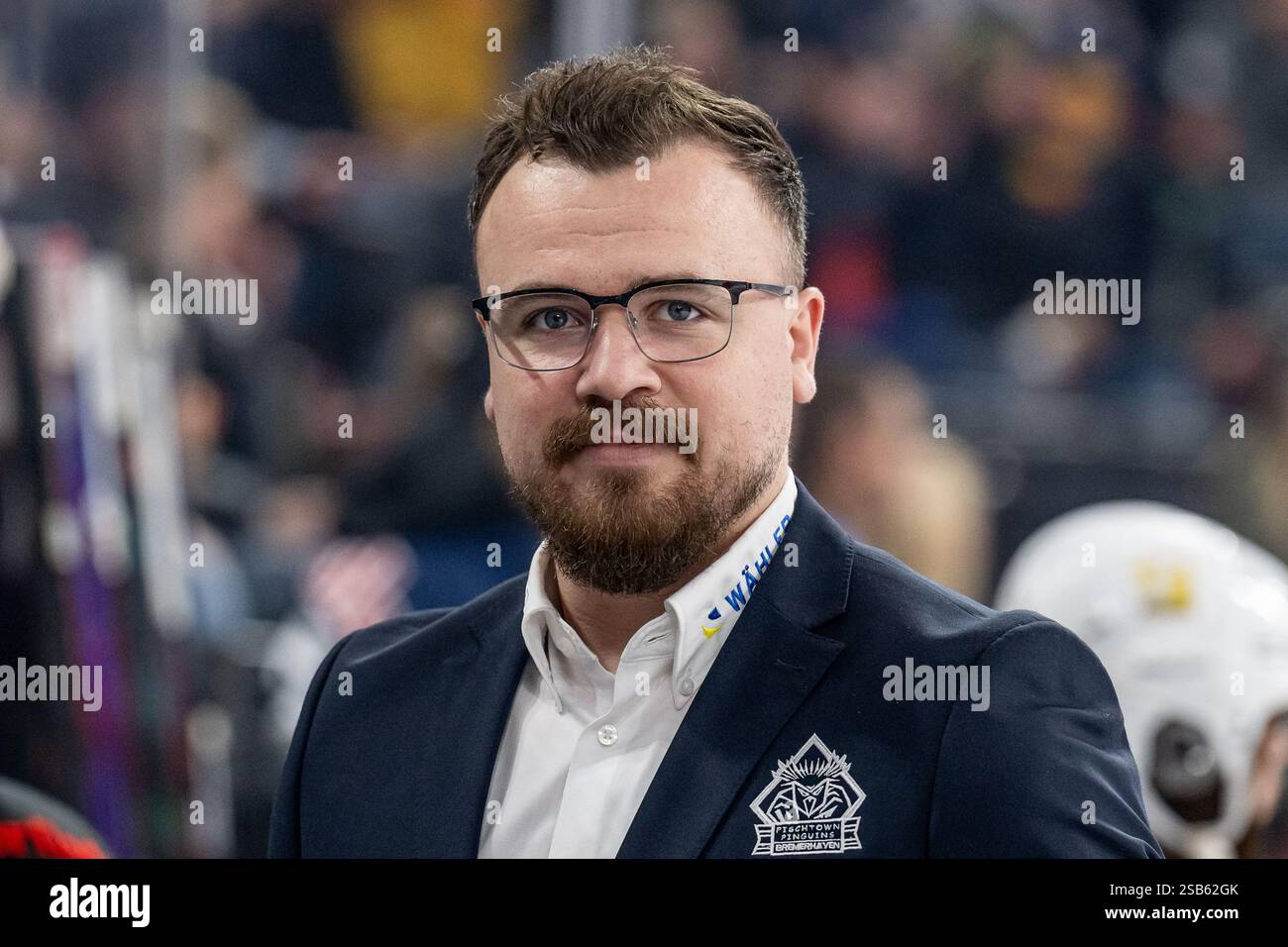 Leon Lilik (Athletik-Trainer, Fischtown Pinguins Bremerhaven). GER, EHC ...