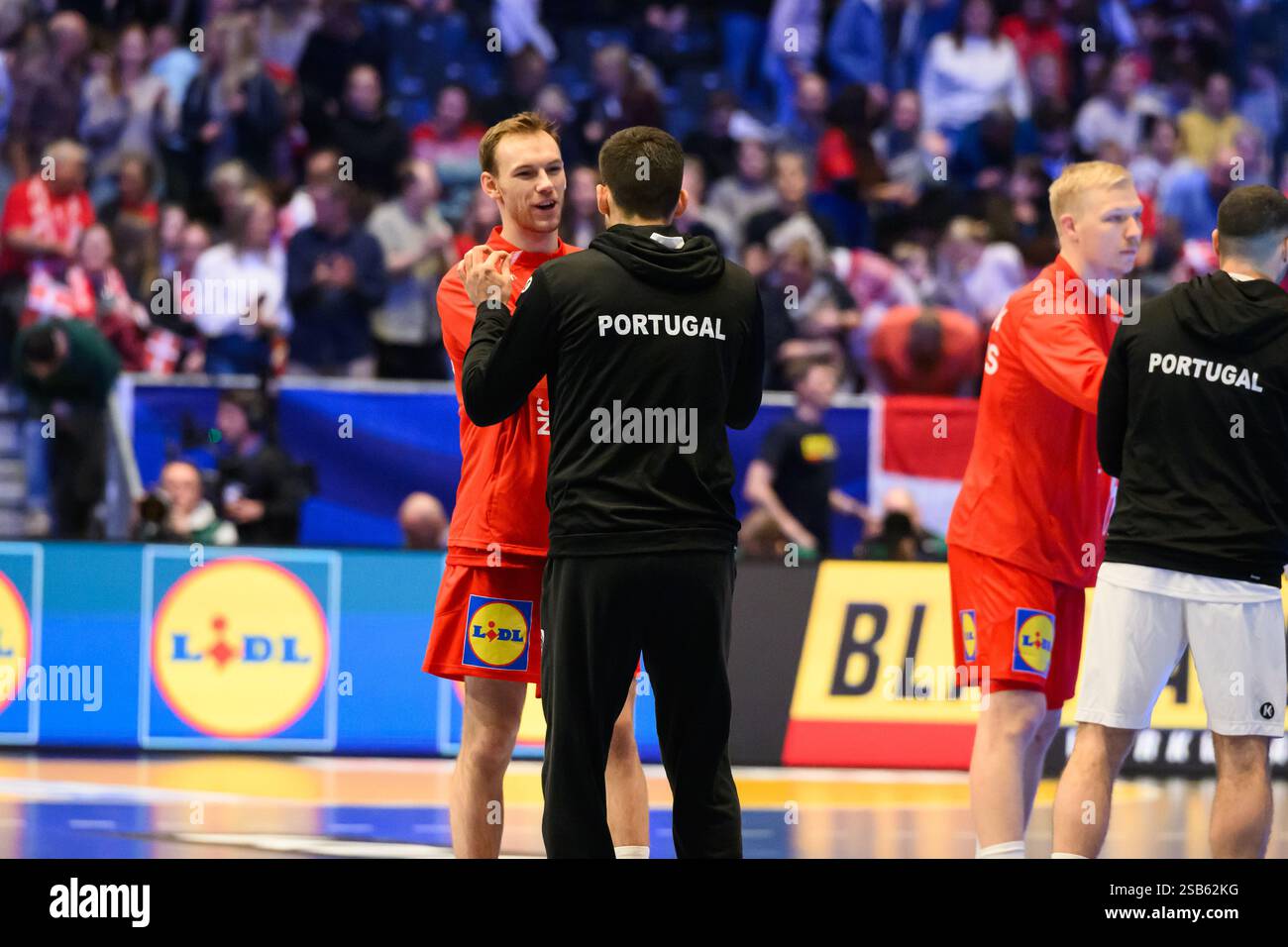 Oslo, Norway. 31st Jan, 2025. Mathias Gidsel of Denmark seen during the ...