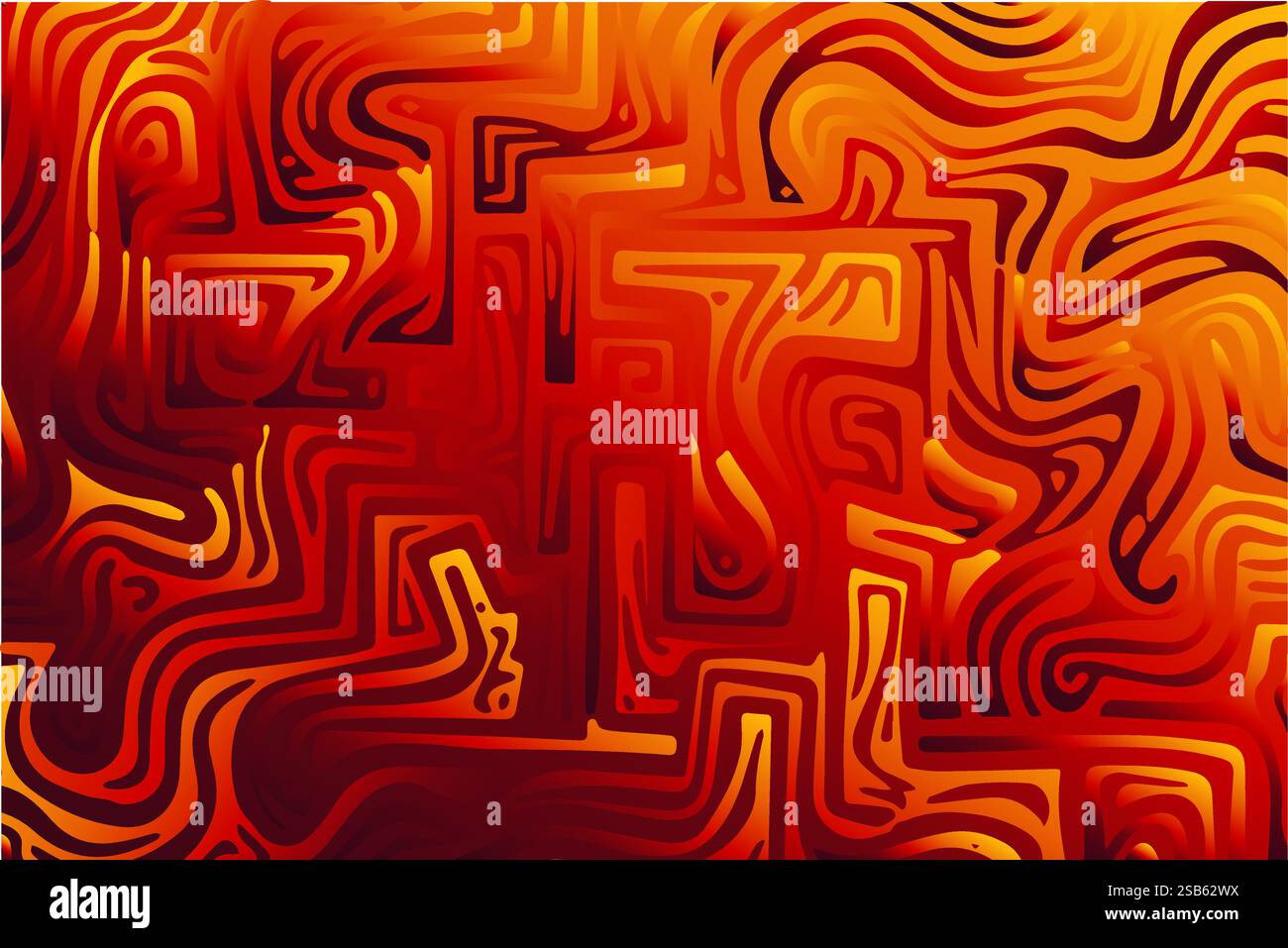 Vibrant swirling pattern red Stock Vector Images - Alamy
