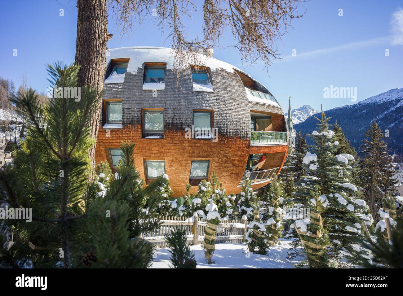 Chesa Futura Apartments House in St Moritz Switzerland designed by ...