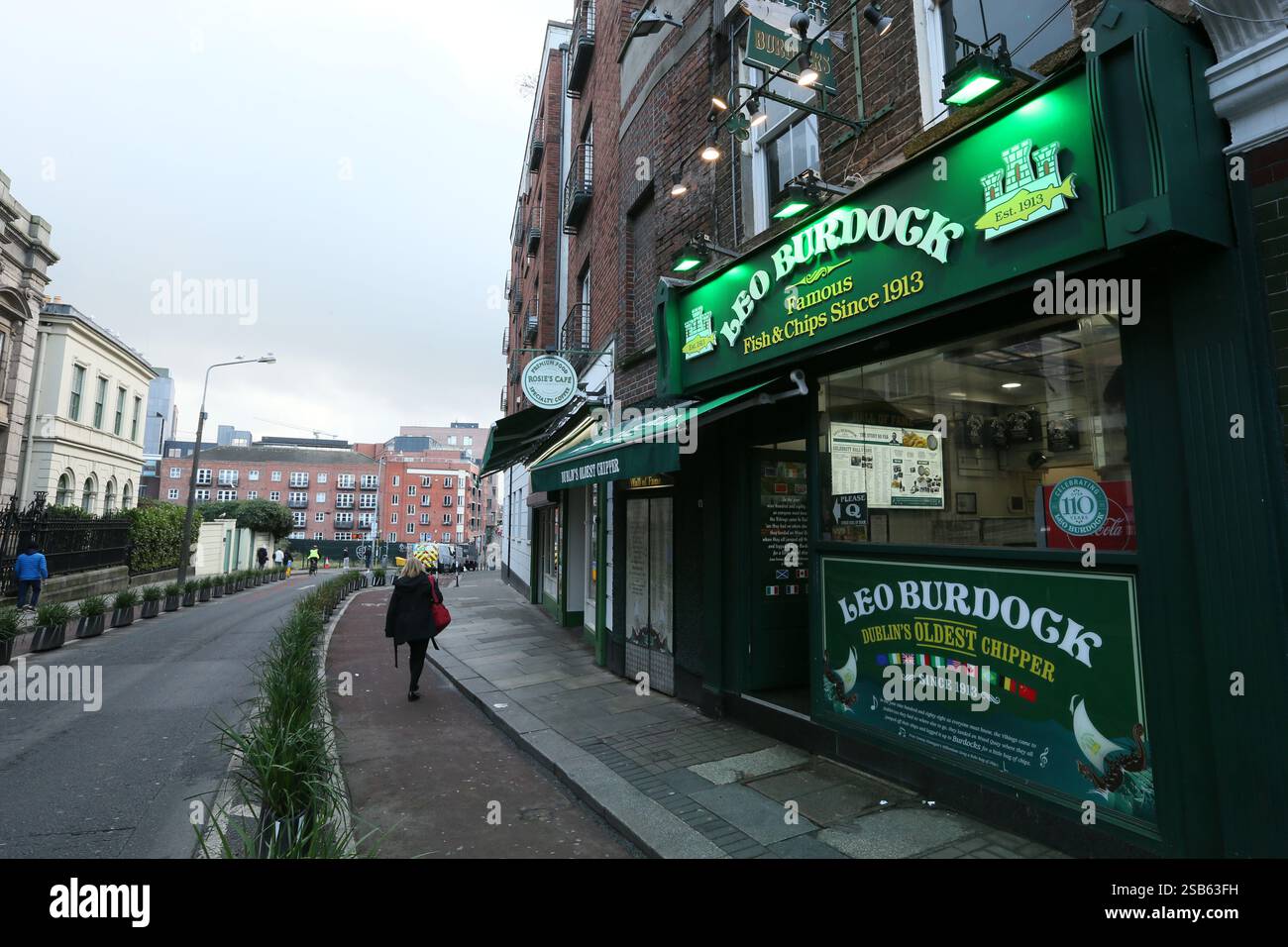 Dublin, Ireland - 21st January 2025 - Leo Burdock's famous Irish Fish ...