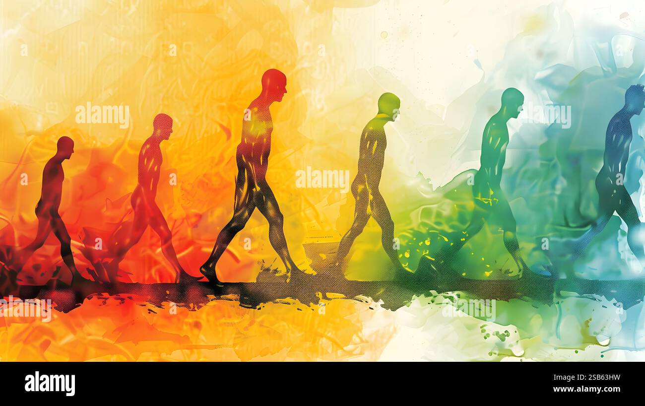 This captivating conceptual image depicts the journey of personal ...