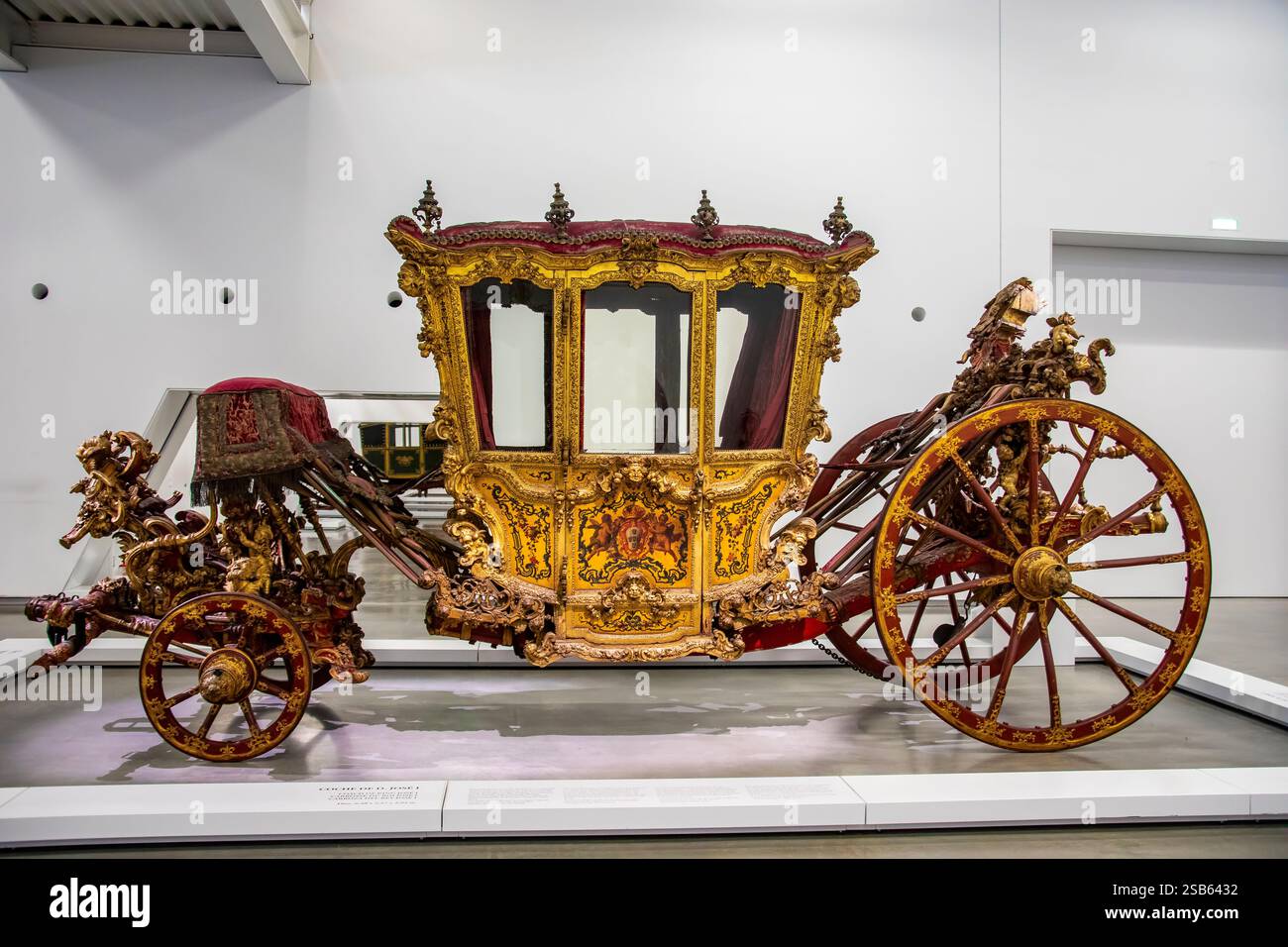Lisbon Portugal 18th Jan 2025: the Coach of King Jose I in Royal ...