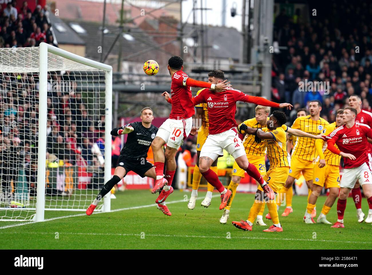 Nottingham Forest's Morgan Gibbs-White scoring his sides second goal ...