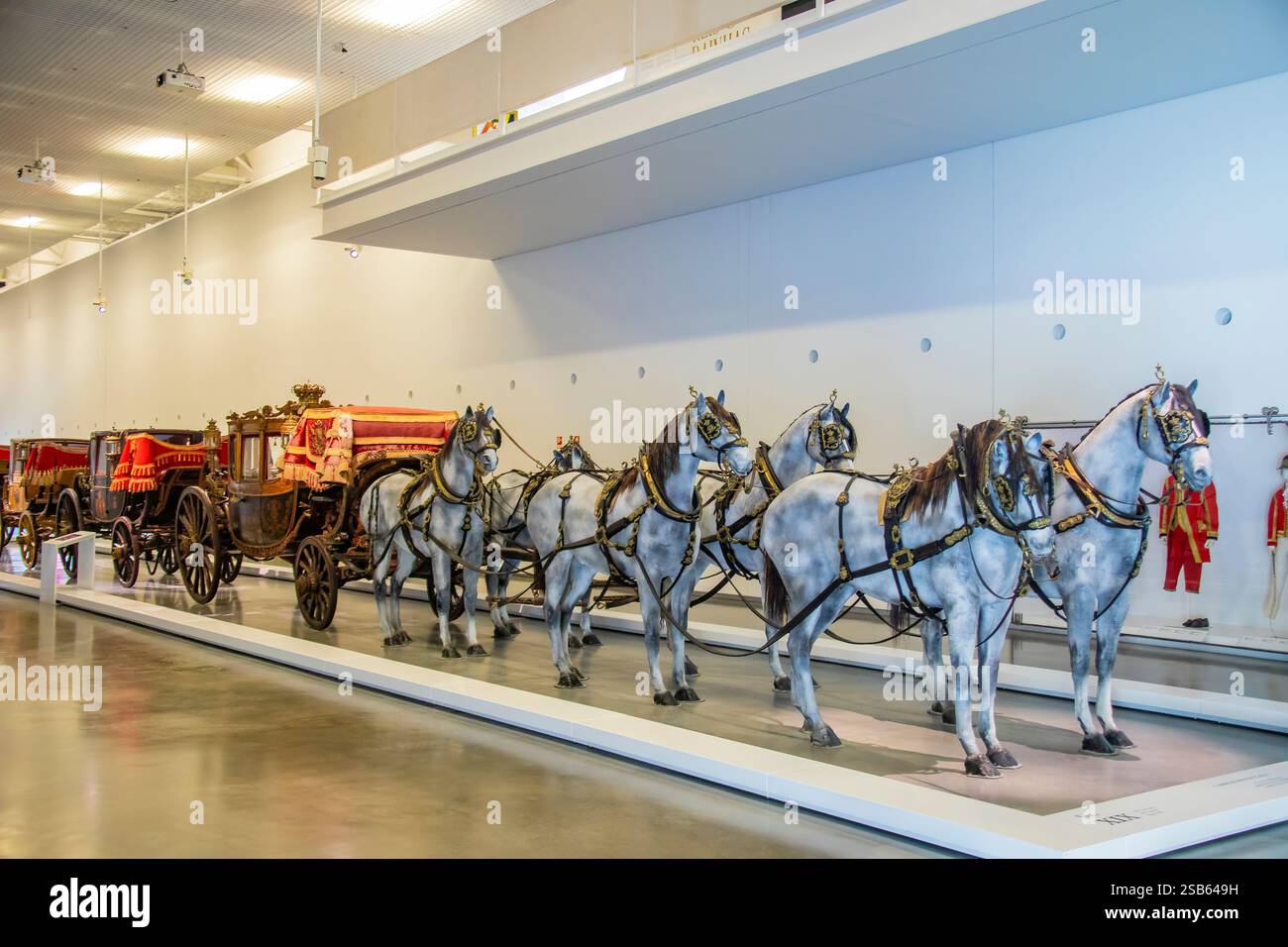 Lisbon Portugal 18th Jan 2025: the state cariages in Royal carriage ...